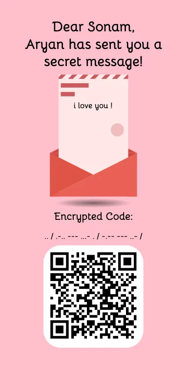 Personalized Necklace with Secret Love Message - Glamaya